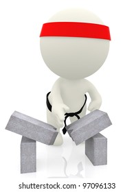 43 Karate Breaking Brick Stock Illustrations, Images & Vectors ...