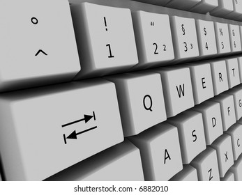 3d Keyboard Stock Illustration 6882010 | Shutterstock