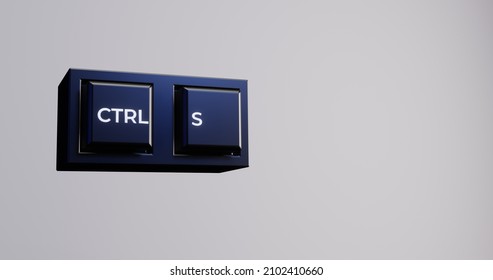 3d Keyboard Keys Ctrl S Copy Stock Illustration 2102410660 | Shutterstock