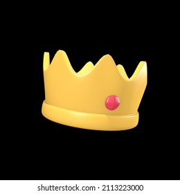 3d King Queen Crown Object Concept Stock Illustration 2113223000 ...