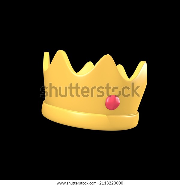 3d King Queen Crown Object Concept Stock Illustration 2113223000 ...