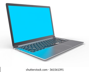 Laptop Computer Abstract Background On Monitor Stock Photo (Edit Now ...