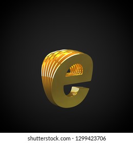 3d Letter E Lowercase 3d Render Stock Illustration 1299423706 ...