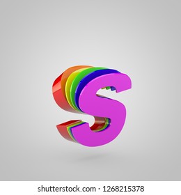 3d Letter S Lowercase 3d Render Stock Illustration 1268215378 ...