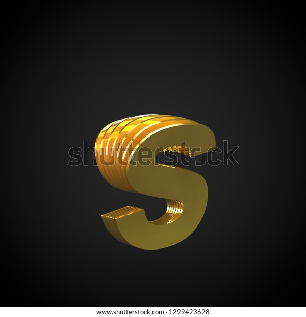3d Letter S Lowercase 3d Render Stock Illustration 1299423628 ...