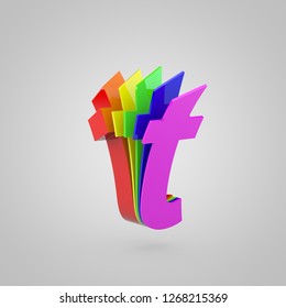3d Letter T Lowercase 3d Render 스톡 일러스트 1268215369 | Shutterstock