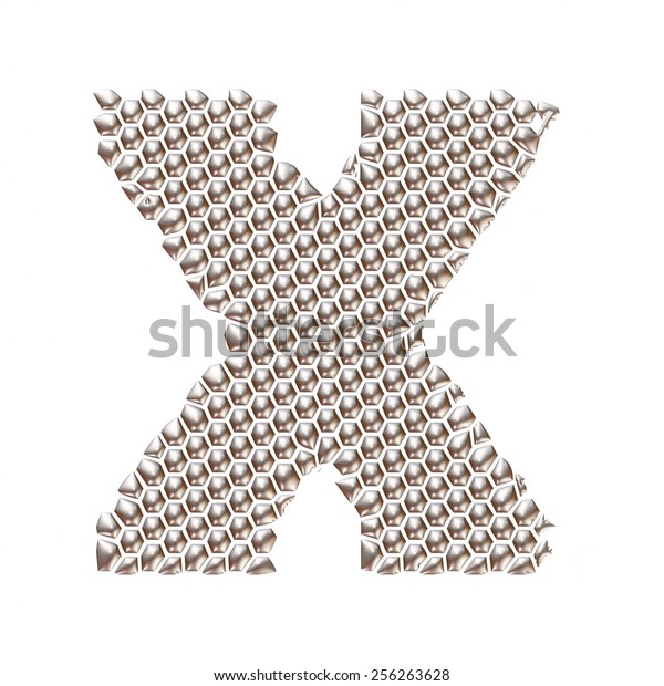 3d Letter X Dots Pattern Silver Stock Illustration 256263628 | Shutterstock
