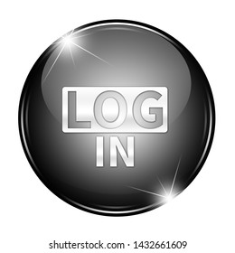3d Login Round Button Isolated Stock Illustration 1432661609 | Shutterstock