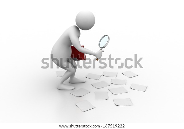 3d Man Analysing Stock Illustration 167519222 | Shutterstock