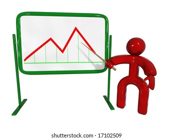 3d Man Chart 스톡 일러스트 17102509 | Shutterstock