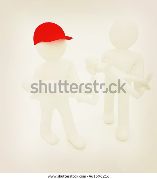 3d Man Child 3d Render On Stock Illustration 461596216 | Shutterstock