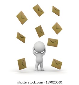 82 Too Many Emails Images, Stock Photos & Vectors | Shutterstock