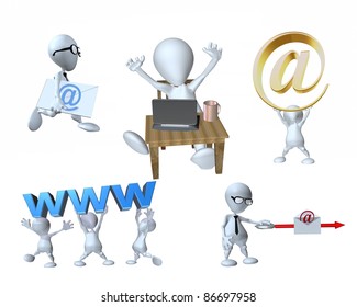 3d Man Internet Stock Illustration 86697958 | Shutterstock