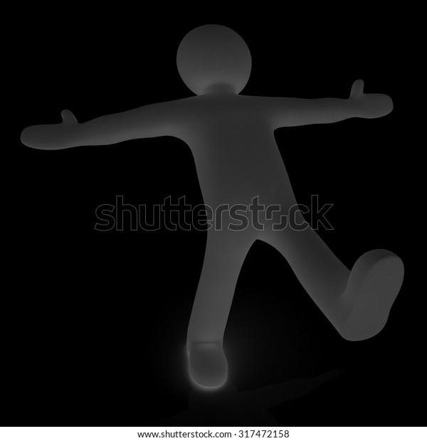 3d Man Isolated On White Series Stock Illustration 317472158 | Shutterstock