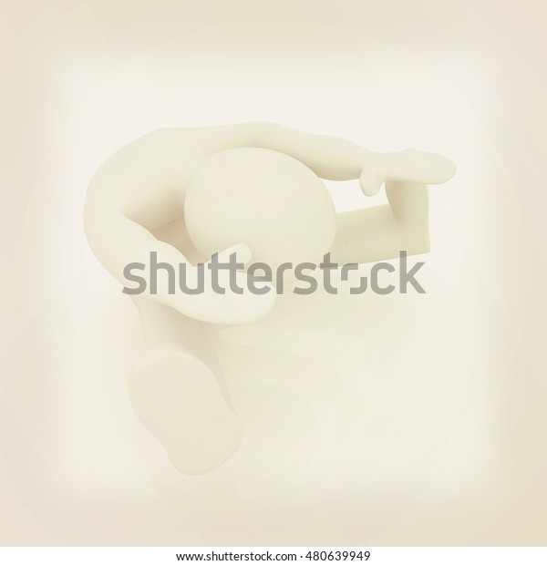3d Man Isolated On White Series Stock Illustration 480639949 | Shutterstock