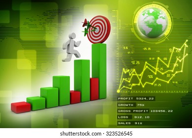 3d Man Jumping Across Problem His Stock Illustration 290231999