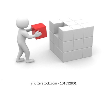 12,834 Building Blocks Concept With Men Images, Stock Photos & Vectors ...