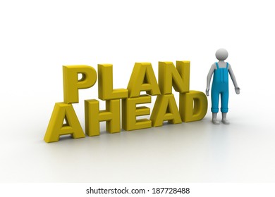 3d Man Planning Stock Illustration 187728488 | Shutterstock