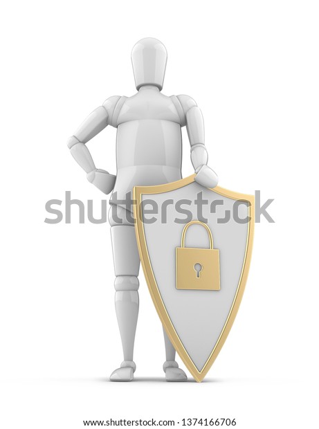 3d Man Presentation Illustration Stock Illustration 1374166706 ...