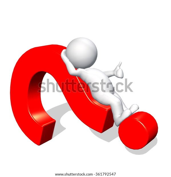 3d Man Question Mark: стоковая иллюстрация, 361792547 | Shutterstock
