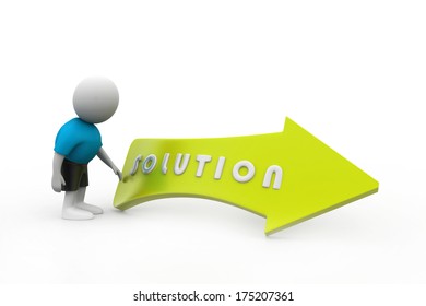 3d Man Solution Stock Illustration 175207361 | Shutterstock