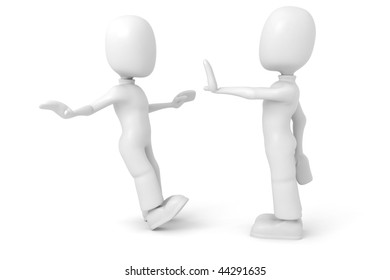 6,428 3d man stop Images, Stock Photos & Vectors | Shutterstock