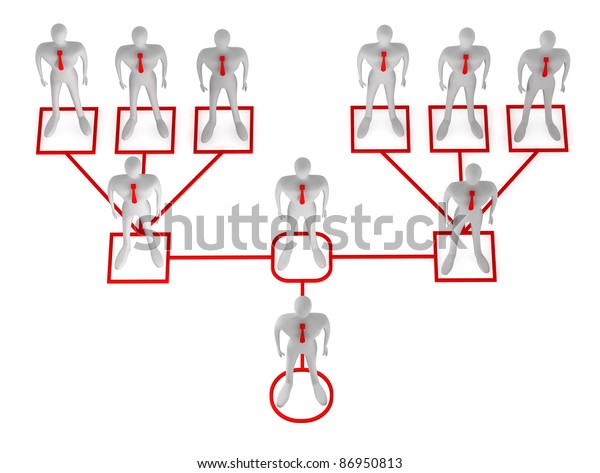 3d Man Structure Corporate Relationship 스톡 일러스트 86950813 | Shutterstock