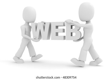 3d Man Teamwork Stock Illustration 48309763 | Shutterstock