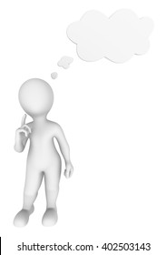3d Man Thinking 스톡 일러스트 73690543 | Shutterstock