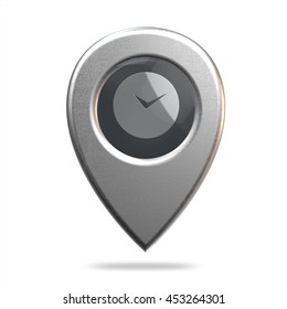 3d Map Point Icons 스톡 일러스트 453265576 | Shutterstock