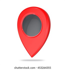 3d Map Point Icons Stock Illustration 453264355 | Shutterstock