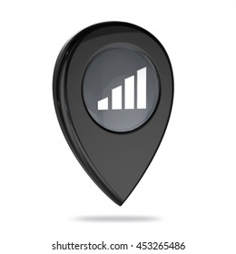 3d Map Point Icons Stock Illustration 453265486 | Shutterstock