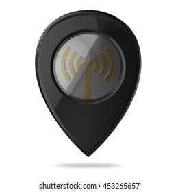 3d Map Point Icons Stock Illustration 453265657 | Shutterstock