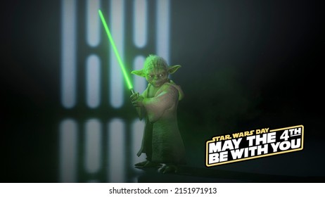 3d Master Yoda Render May 4th Stock Illustration 2151971913 | Shutterstock
