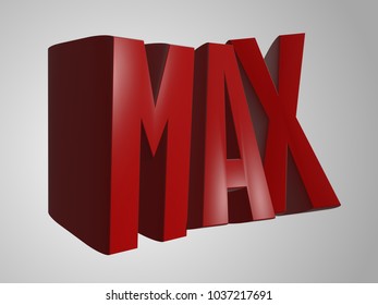 3d Max Word Render Stock Illustration 1037217691 | Shutterstock