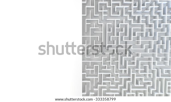 3d Maze Top View Blank Maze Stock Illustration 333358799 | Shutterstock