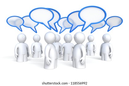 3d People Thinking Pile Question Marks Stock Illustration 263266223 ...