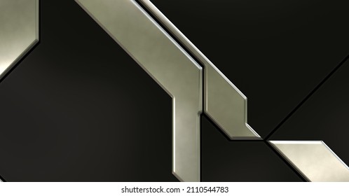 3d Metallic Texture Spaceship Pattern Surface Stock Illustration ...