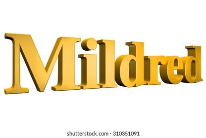 8 Mildred name Images, Stock Photos & Vectors | Shutterstock