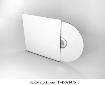 Vector Realistic 3d White Cd Cover Stock Vector (Royalty Free ...