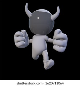 3d Model Character Action Pose Stock Illustration 1620711064 | Shutterstock