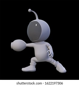 3d Model Character Action Pose Stock Illustration 1622197306 | Shutterstock