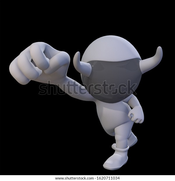 3d Model Character Action Pose Stock Illustration 1620711034 | Shutterstock