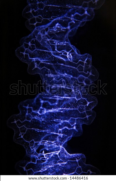 3d Model Dna Crystal Structure Stock Illustration 14486416 | Shutterstock