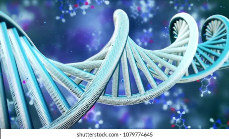 Human Cell Biology Dna Strands Molecular Stock Photo 1798131796 ...
