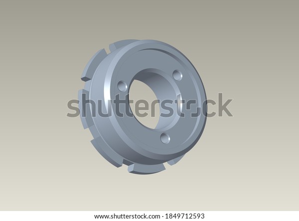 3d Model Perspective Geometry Modeling Appearance Stock Illustration ...