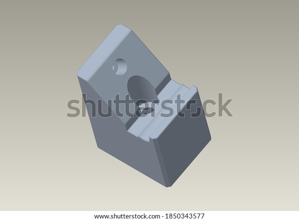 3d Model Perspective Geometry Modeling Appearance Stock Illustration ...