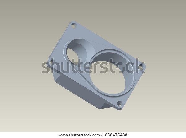 3d Model Perspective Geometry Modeling Appearance Stock Illustration ...