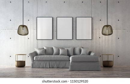 3d Model Rendering Inteior Design Modern Stock Illustration 1150129529