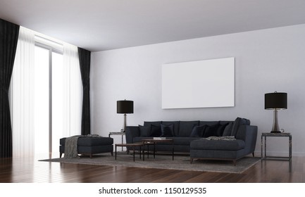 3d Model Rendering Inteior Design Modern Stock Illustration 1150129535 ...